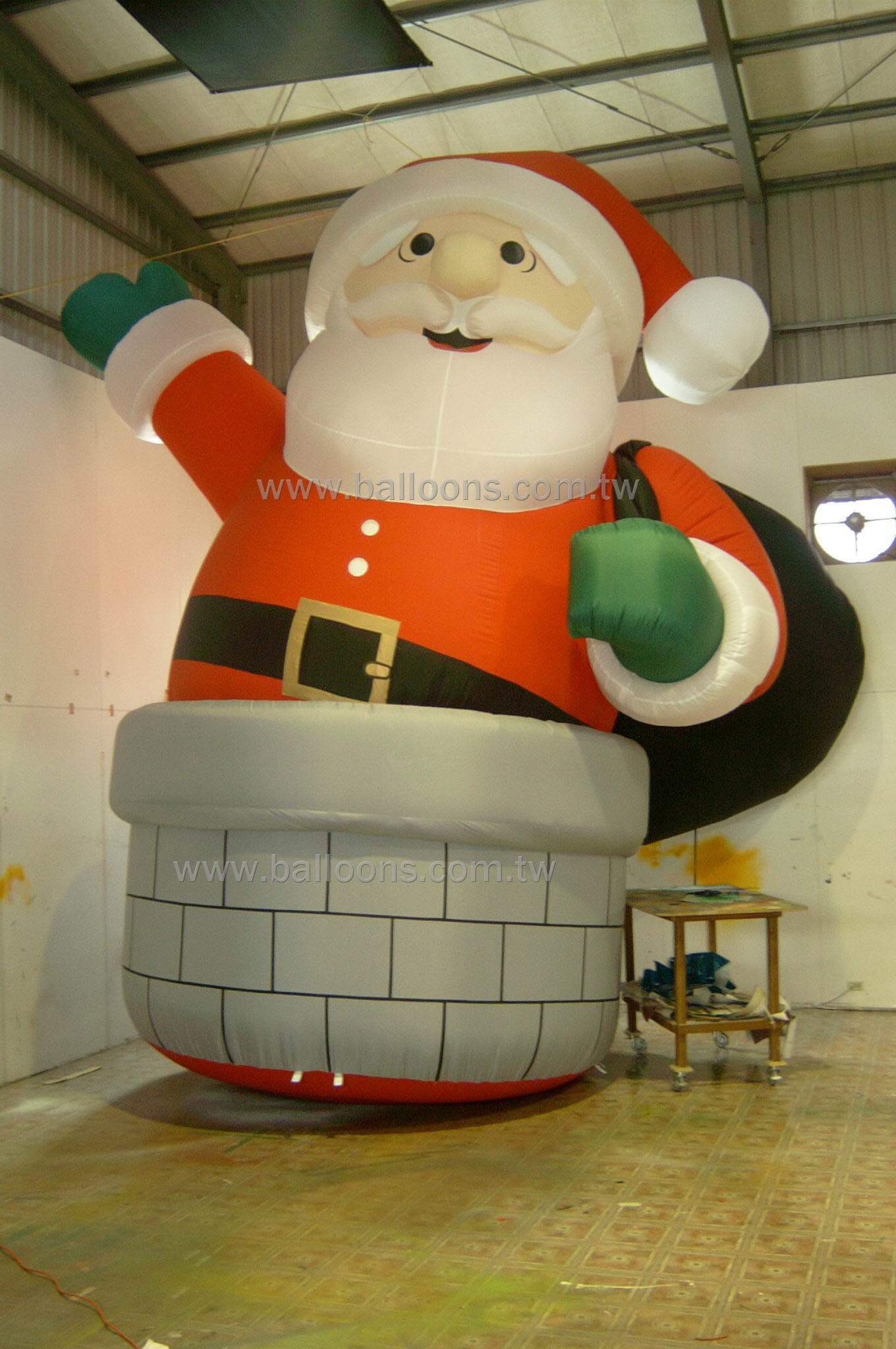 Air filled Santa Claus| Advertising Inflatables | Giant Balloon